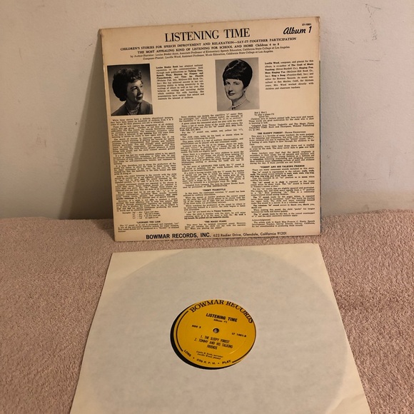 Media | Vintage 196 Listening Time Stories Album No 1 Louise Binder ...